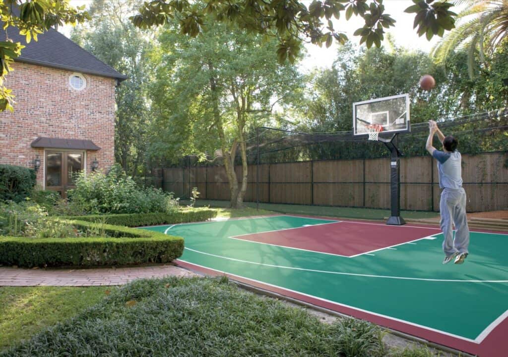 Backyard Basketball Court - SportProsUSA